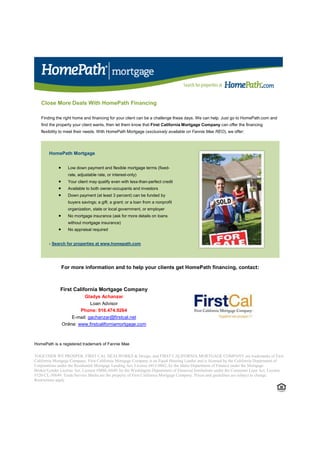 HomePath | PDF | Home Financing | Personal Debt