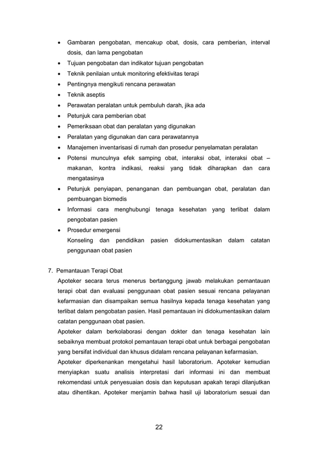 Home pharmacy care (PEDOMAN PELAYANAN KEFARMASIAN DI RUMAH) | PDF