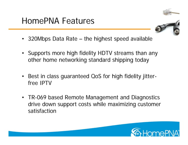 HomePNA Presentation | PPT