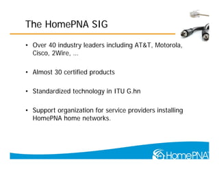 HomePNA Presentation | PPT