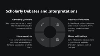 Homer The Legendary Greek Poet of the Illiad and Odyssey | PPTX