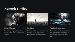 Homer The Legendary Greek Poet of the Illiad and Odyssey | PPTX