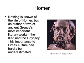 Homer Greek Poet Biography