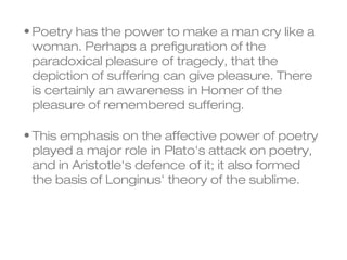 Homer and early greek poets | PPT