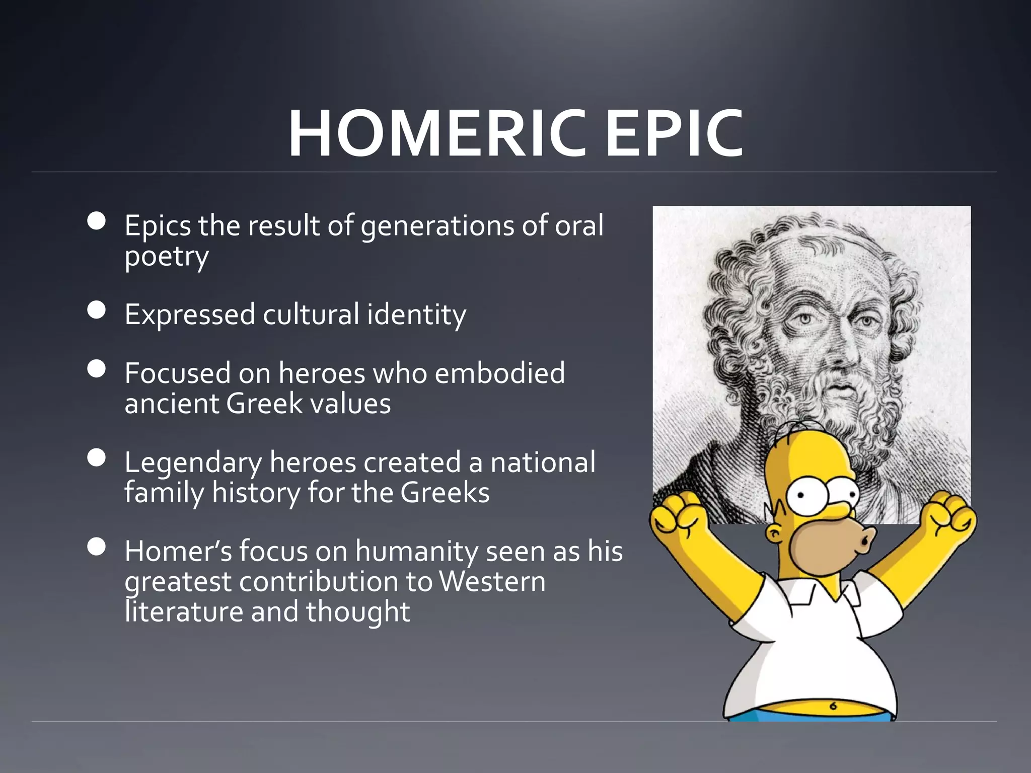 Homer and Homeric Epics | PPT