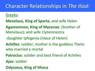 Homer and the iliad | PPTX