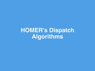 HOMER Energy Webinar: HOMER Dispatch Algorithms, October 2018 | PPT