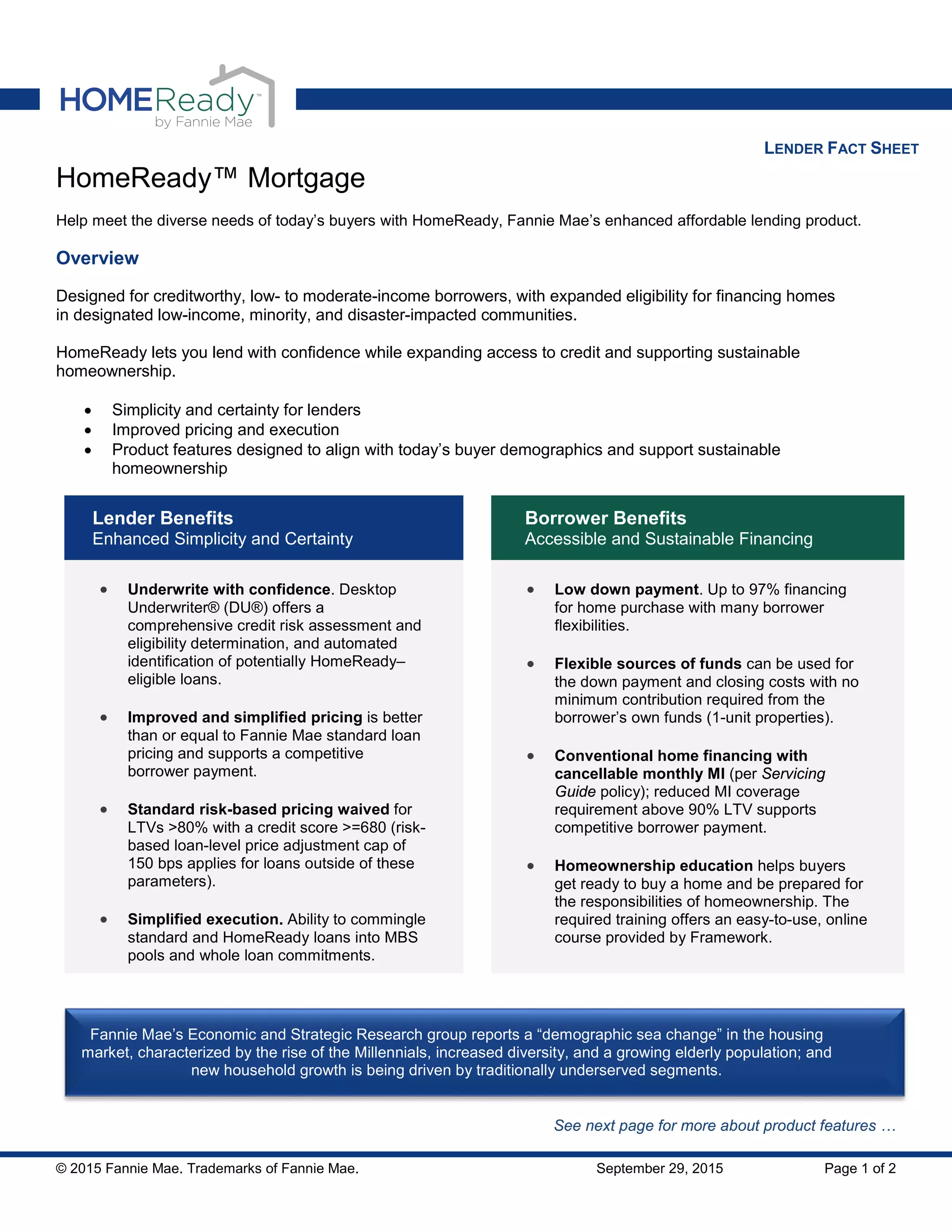 Homeready overview | PDF