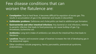 Home remedies for flatulence(gas) causes, | PPTX