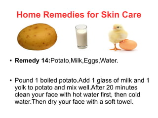 17 Home Remedies for Skin Care | ODP