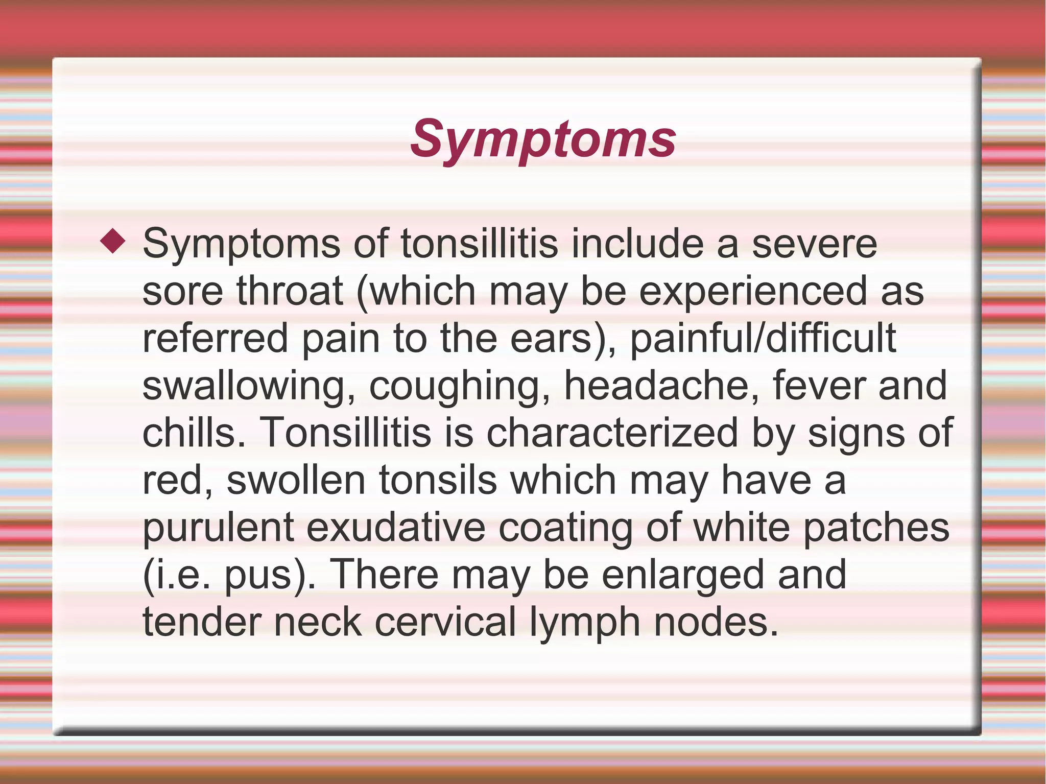 Home Remedies for Tonsillitis | ODP