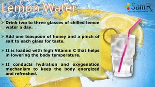 Home remedies to reduce body heat | PPTX