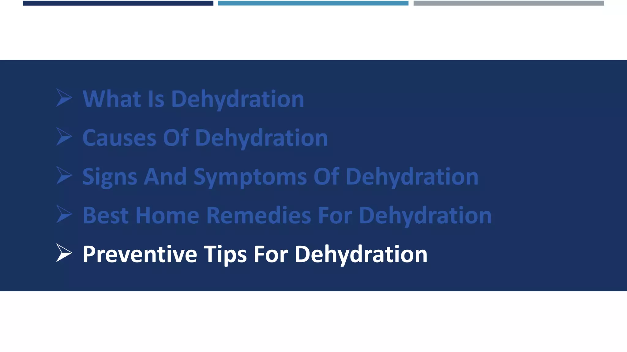 Home remedies to treat dehydration | PPT