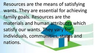 Managing Family Resources | PPTX