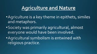 Homeric epithets writing techniques | PPTX