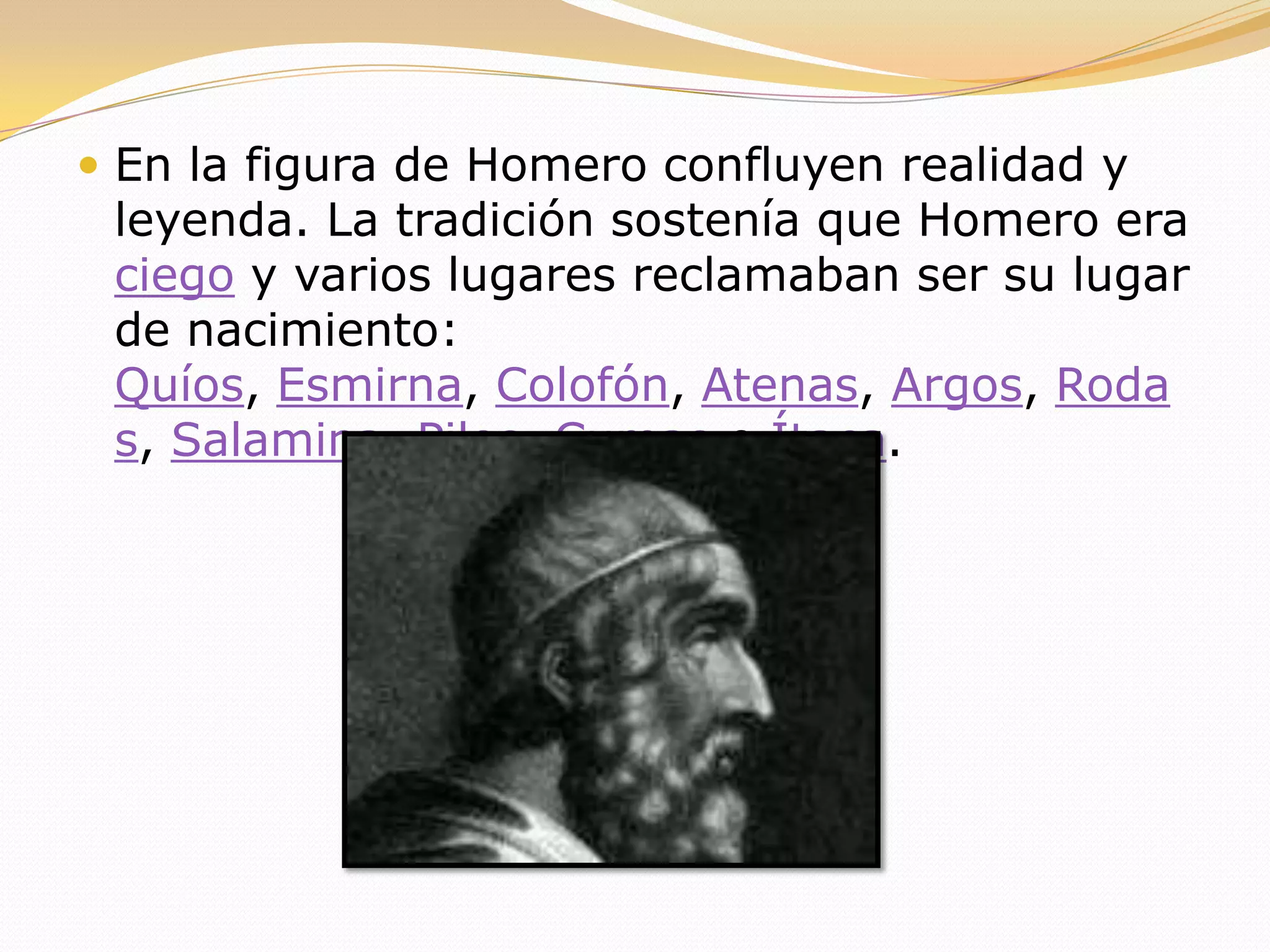 Homero y La Odisea | PPT