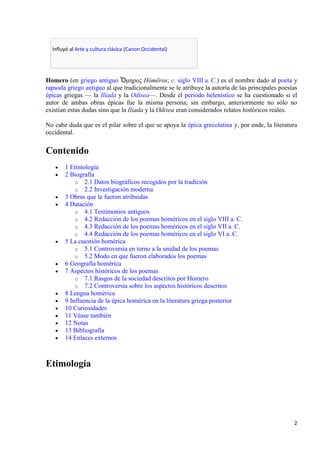 Homero.wikipedia | PDF