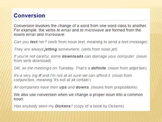 prefijos y sufijos en inglés | PPTX