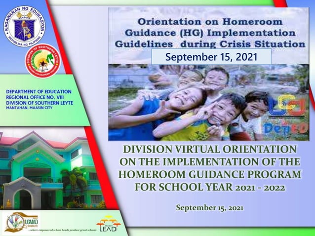 Homeroom-Guidance-Program.pptx | Educational Assessment | Education