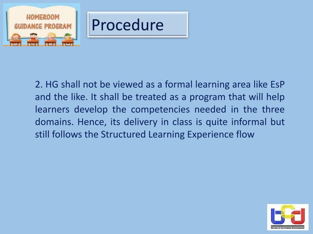 Homeroom-Guidance-Program.pptx | Educational Assessment | Education