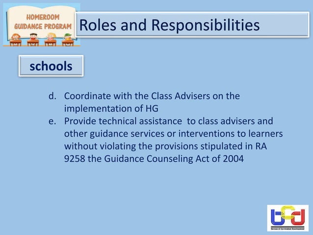 Homeroom-Guidance-Program.pptx | Educational Assessment | Education