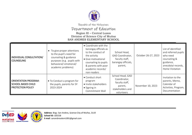 Homeroom Guidance action plan 2023-2024.docx