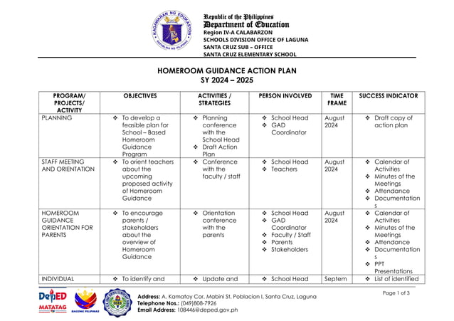 Homeroom Guidance Program Action Plan.docx