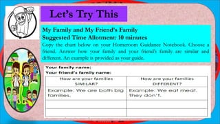 Homeroom Guidance Grade 3 Module 3.pptx | Family and Relationships