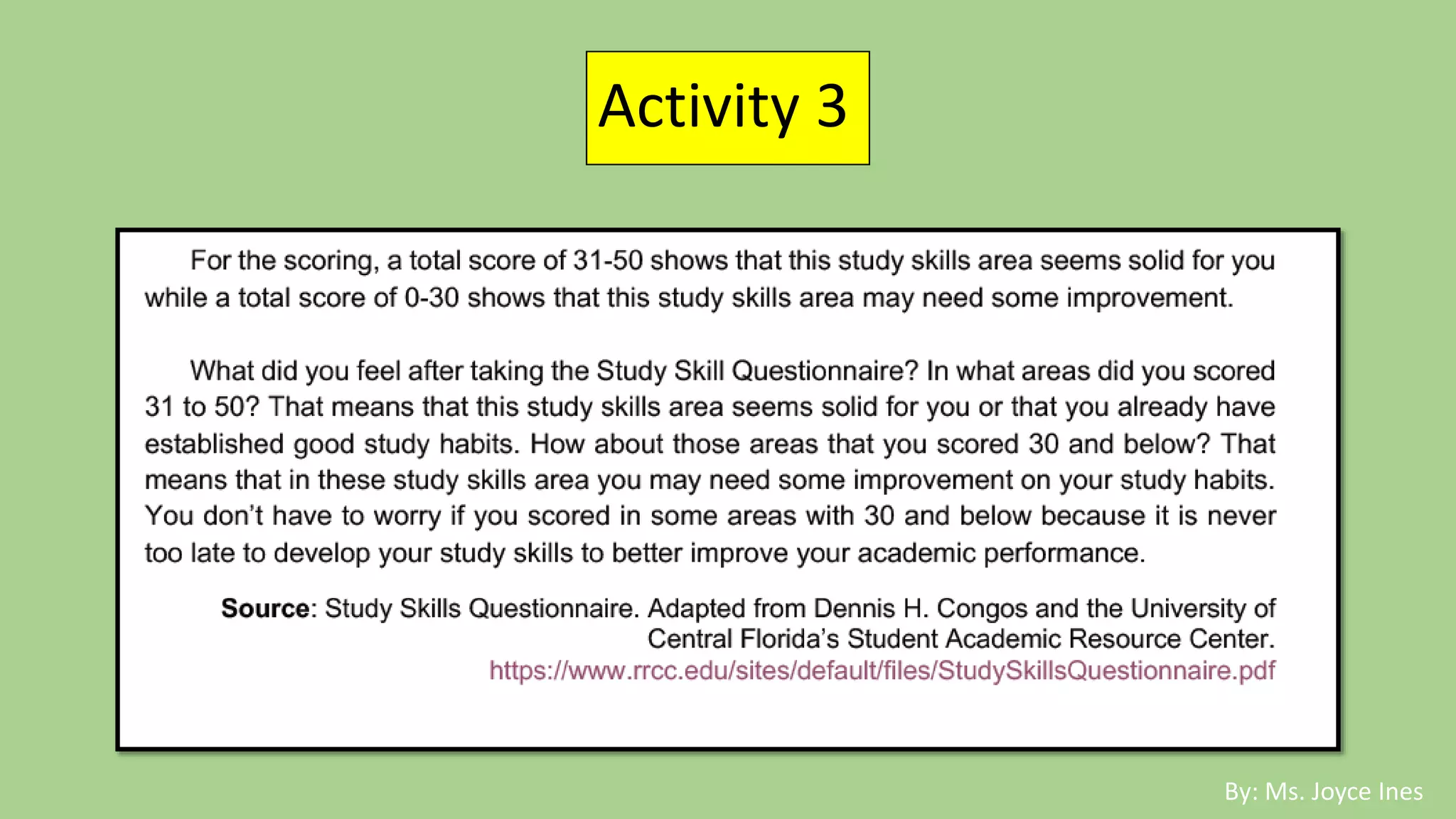 Grade 9 Homeroom Guidance Module 1 "My Study Habits" (1st Quarter) | PPTX