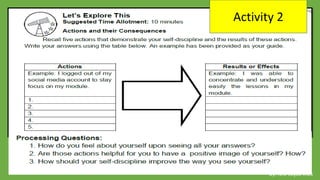 Grade 9 Homeroom Guidance Module 3 "Becoming Better with Self ...