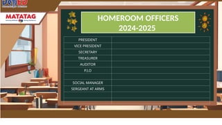 HOMEROOM MEETING PRESENTATION FOR GRADE 6.pptx