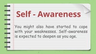 Homeroom Program 1 - Self Awareness.pptx