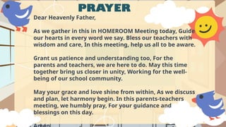 HOMEROOM meeting PTA AUGUST 29, 2024 pptx | PPTX