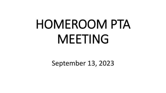 HOMEROOM PTA MEETING in Grade twoooo.pptx