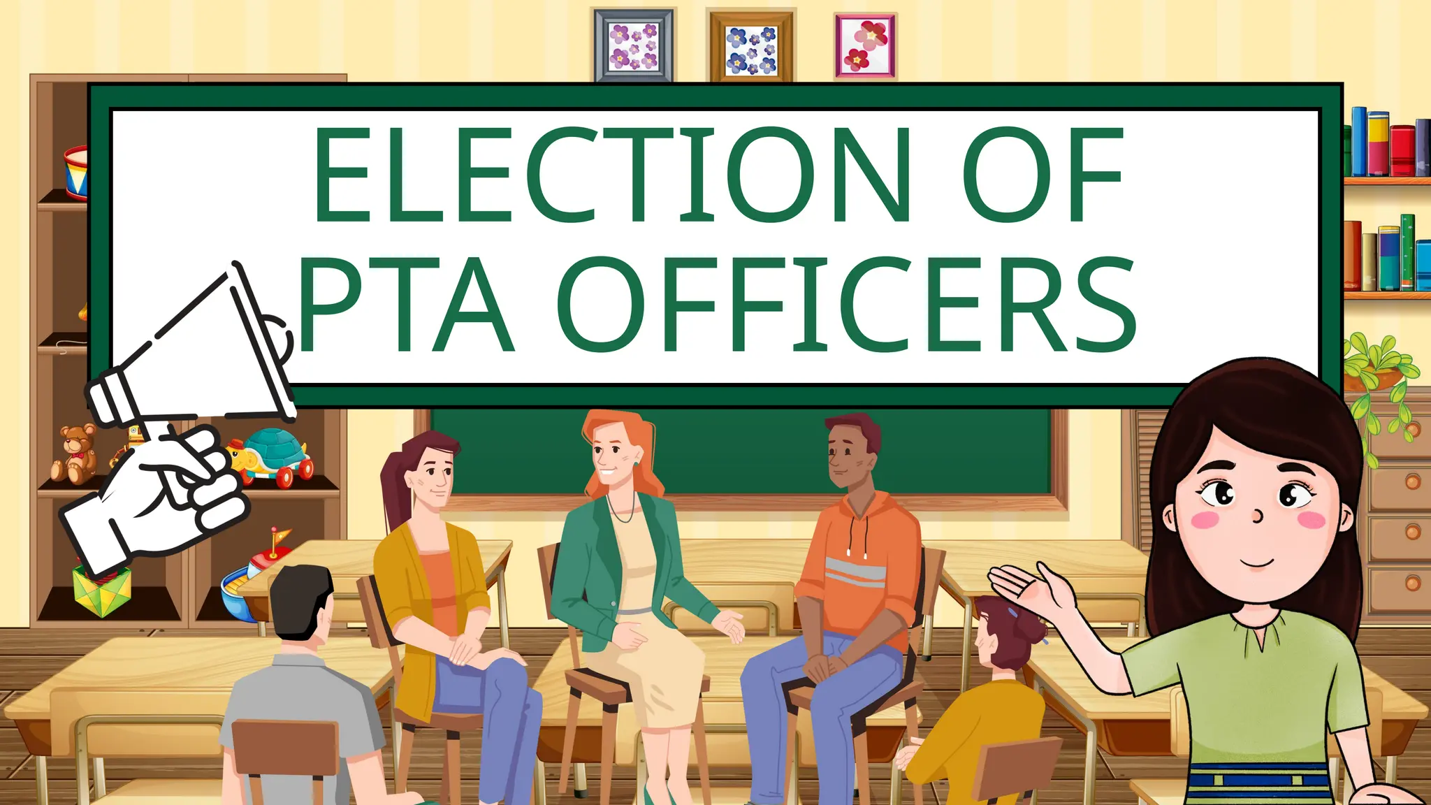 HomeRoom PTA Meeting PPT for template.pptx | Education