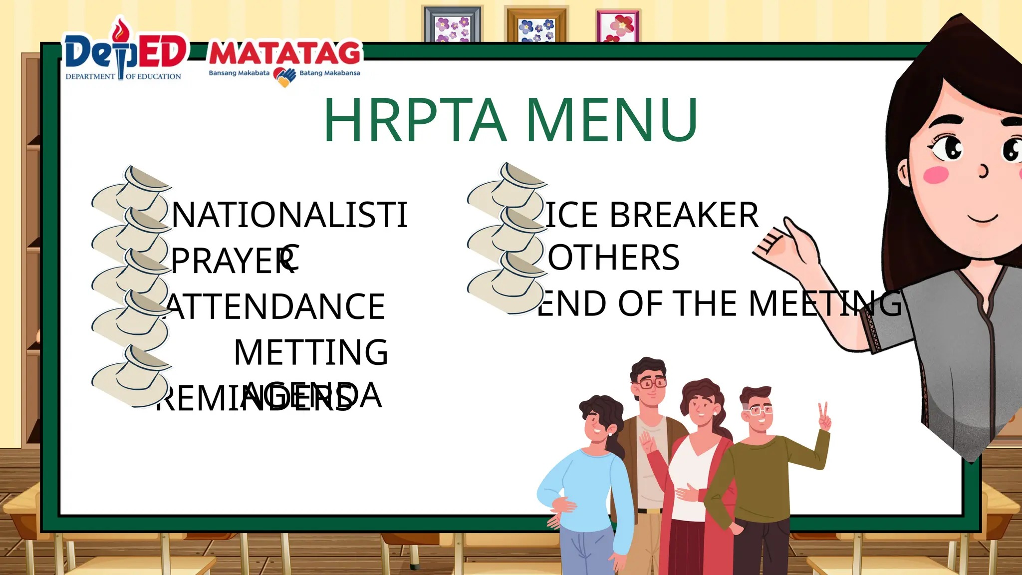 HomeRoom PTA Meeting PPT for template.pptx