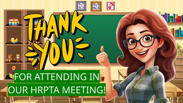 HomeRoom PTA Meeting PPT for template.pptx | Education