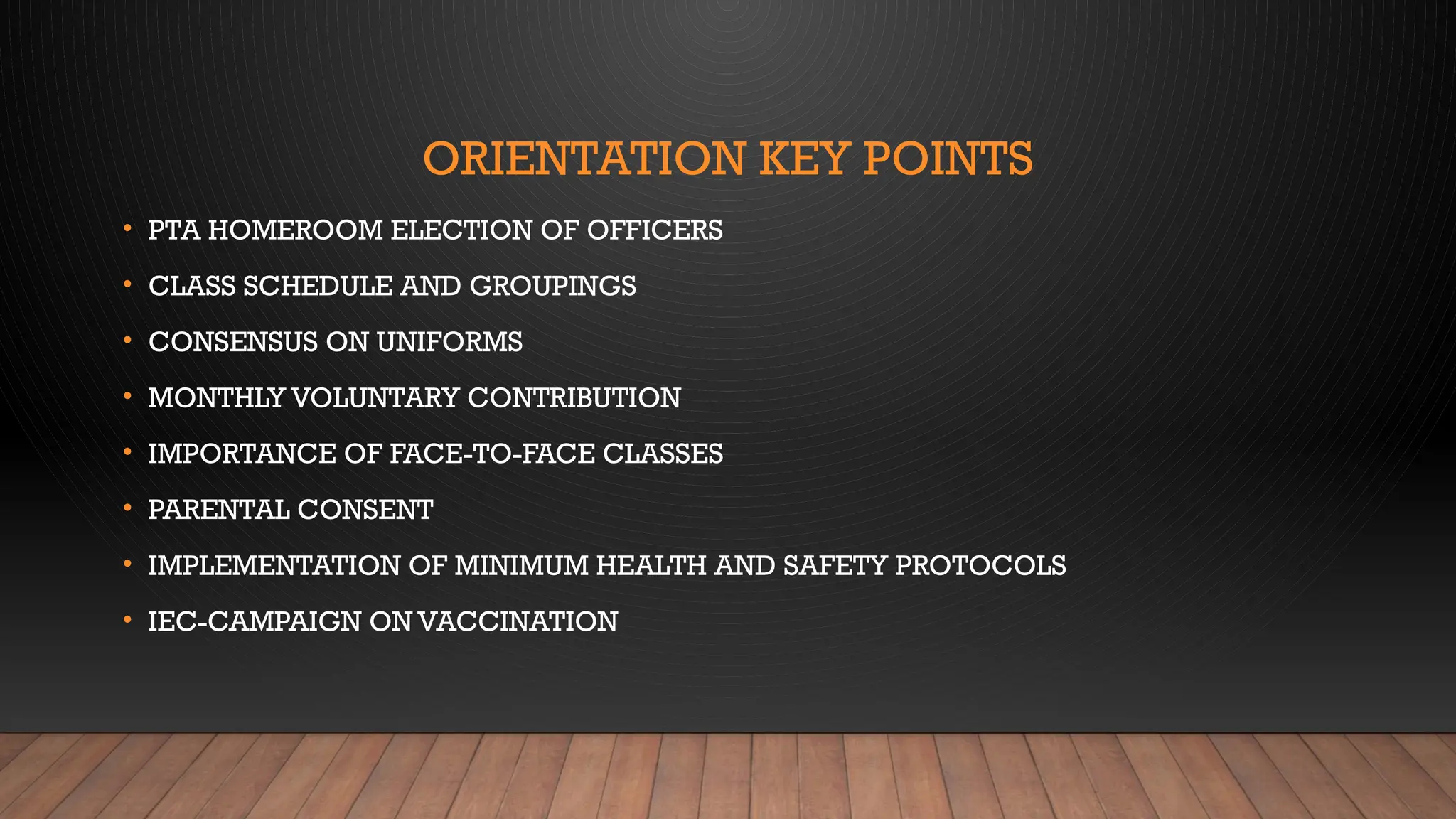 HOMEROOM PTA ORIENTATION. LIMINANGCONG NATIONAL HIGH SCHOOL | PPTX