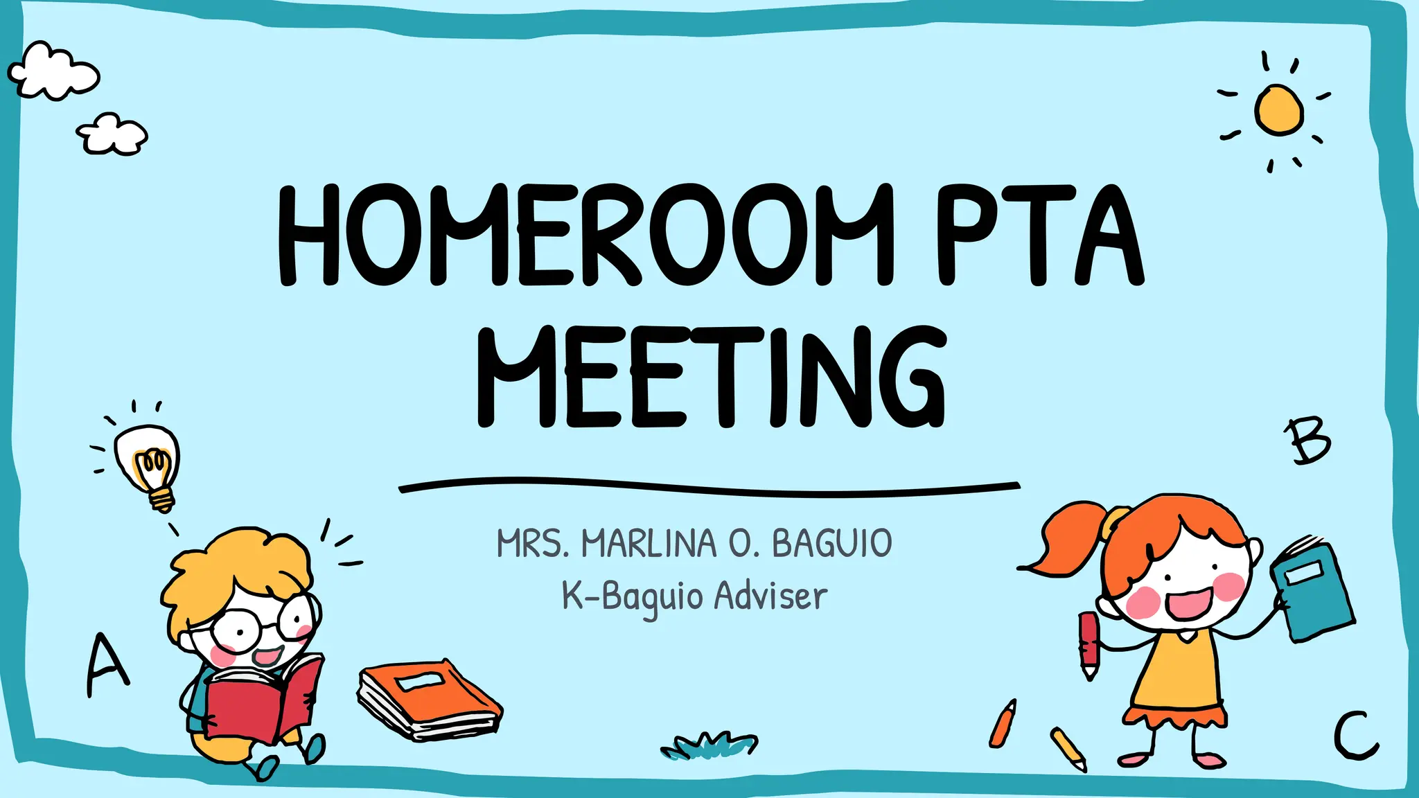 HOMEROOM Parent-Teacher Conference sample | PPTX