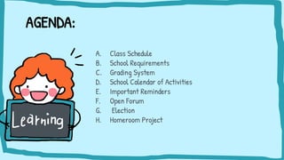HOMEROOM Parent-Teacher Conference sample | PPTX