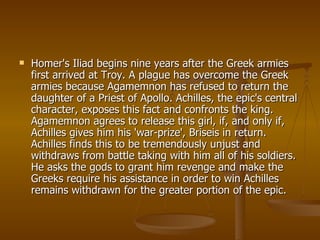 Homer’s iliad | PPT