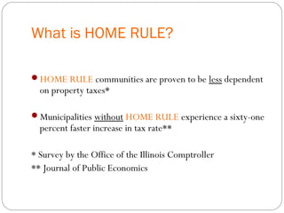 Home Rule: The Case for Blue Island | PPT