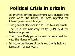 Home rule crisis | PPT