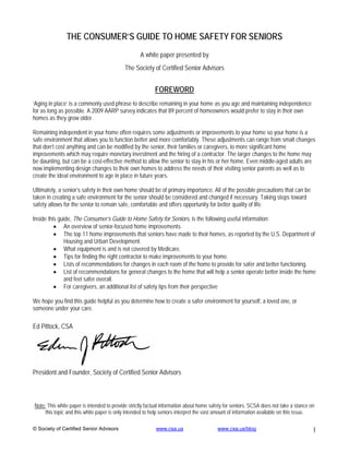 Home Safety Guide | PDF