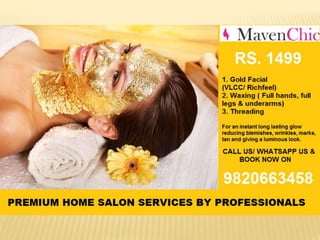 Home Salon Services in Mumbai | Spas | Beauty Parlour at Home | PPT