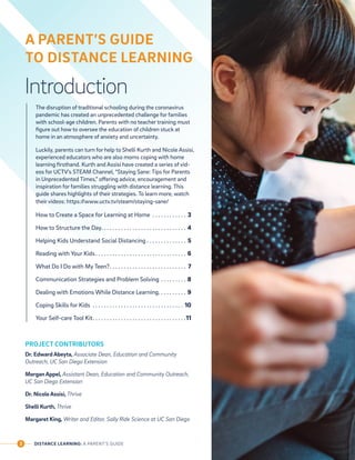 A Parent's Guide to Distance Learning | PDF