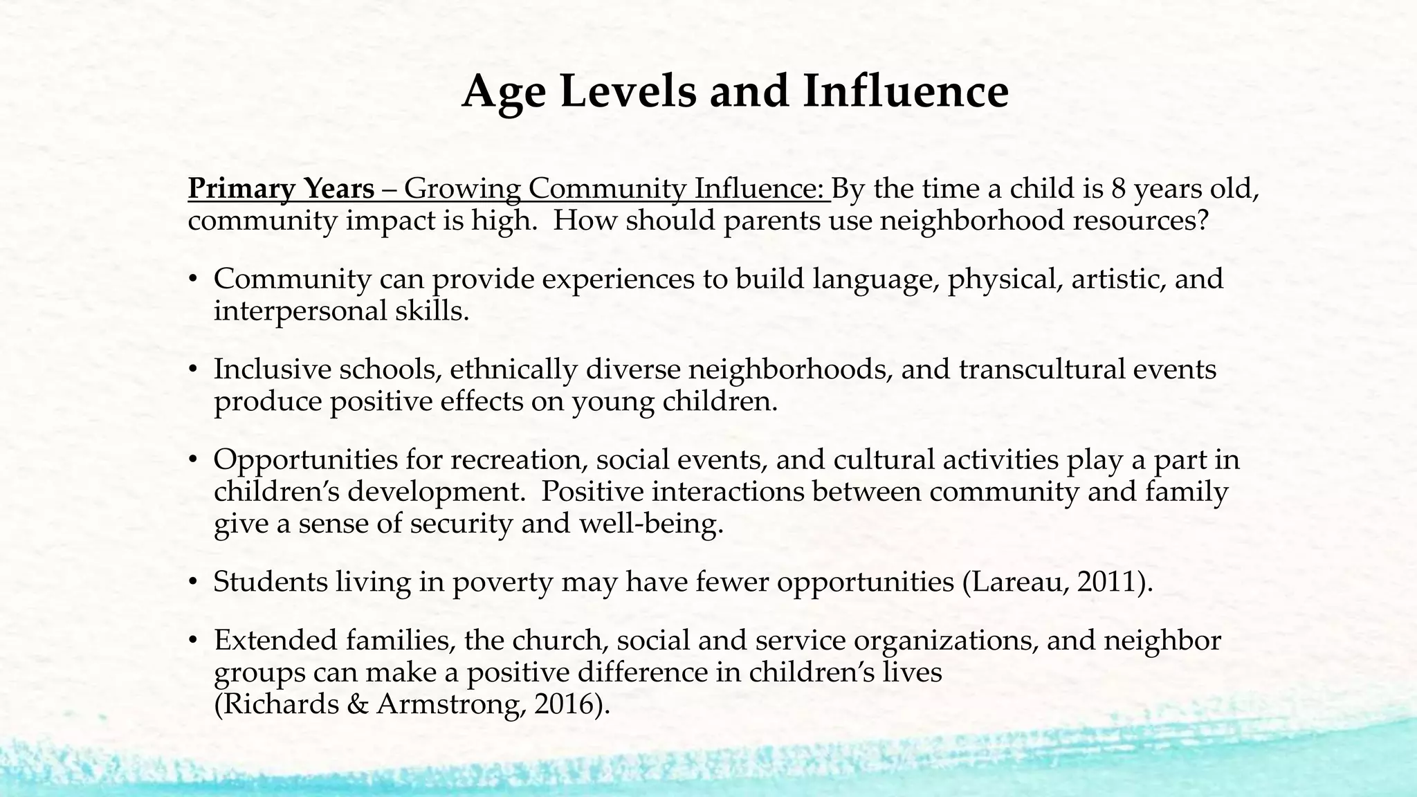 Home, School, and Community Influences | PPTX