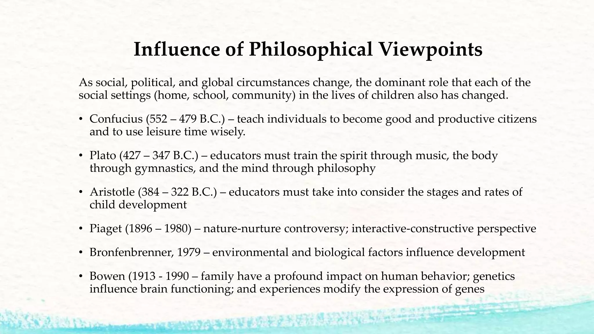 Home, School, and Community Influences | PPTX