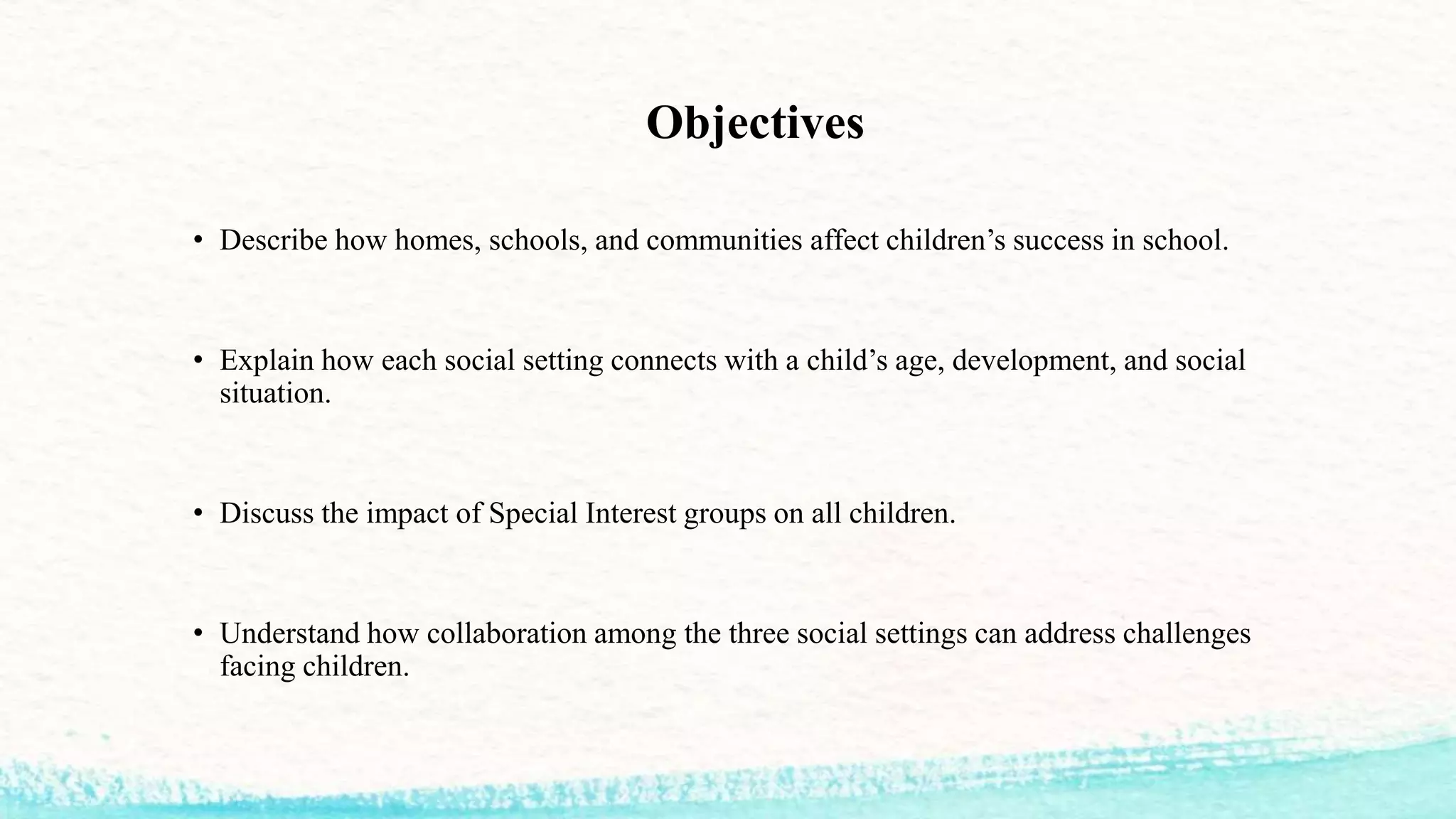 Home, School, and Community Influences | PPTX