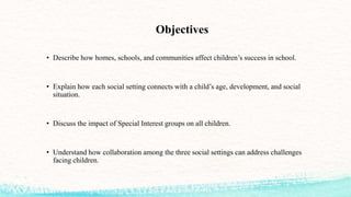 Home, School, and Community Influences | PPTX